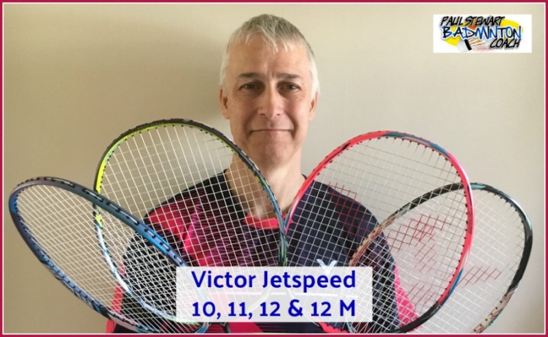 Jetspeed 10, 11, 12 Badminton Racket Video Comparison | Paul Stewart